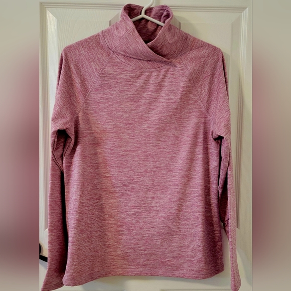 Apana | Tops | Apana Cowl Neck Pink Workout Top | Poshmark